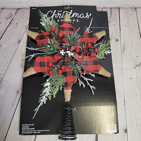 The Christmas Shoppe | Holiday | Rustic Farmhouse Modern Redblack ...